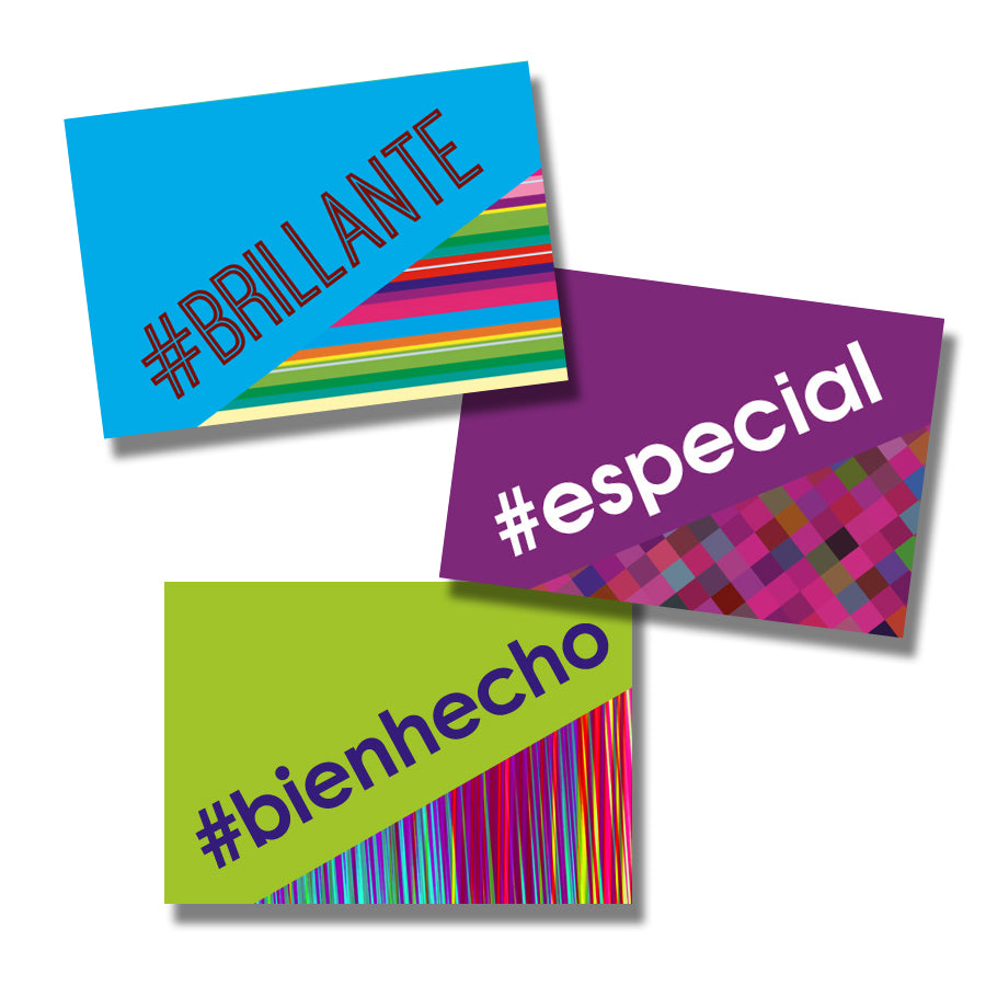 Hashtag Spanish Stickers (60) – Teacher's Discovery