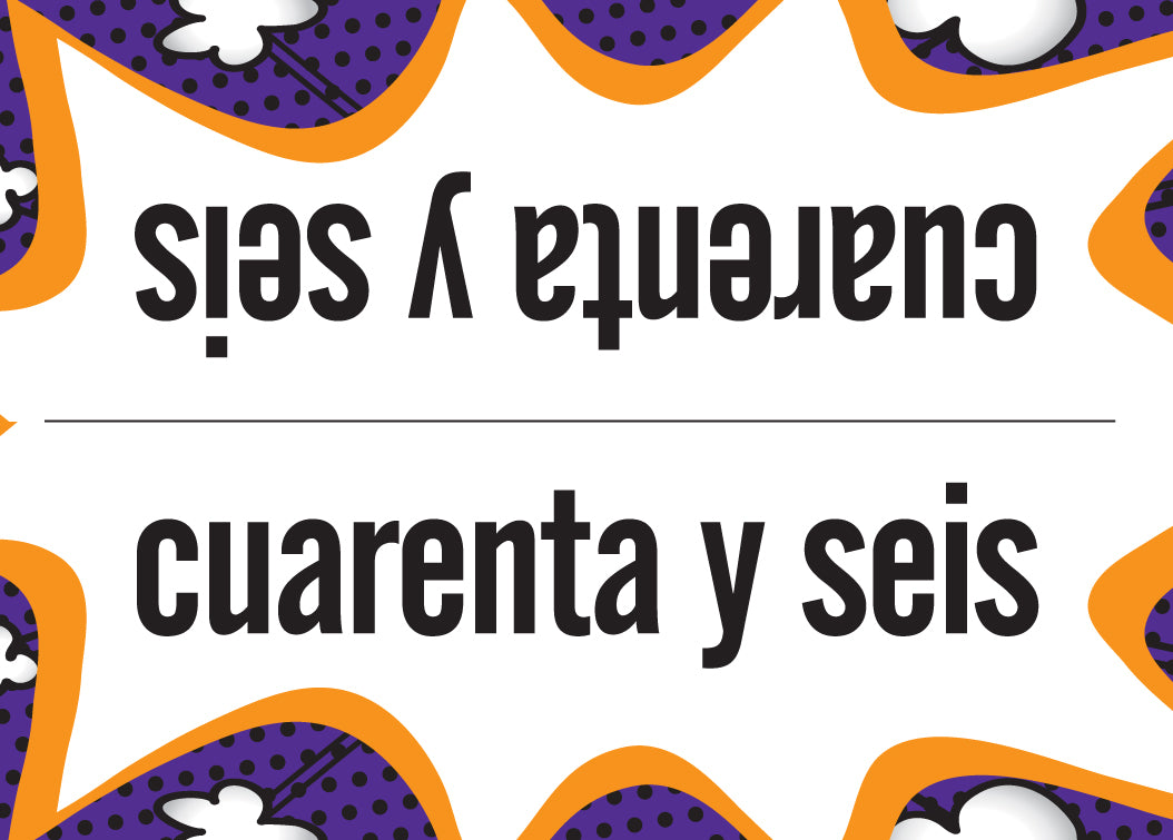 La guerra Spanish Numbers Card Game – Teacher's Discovery