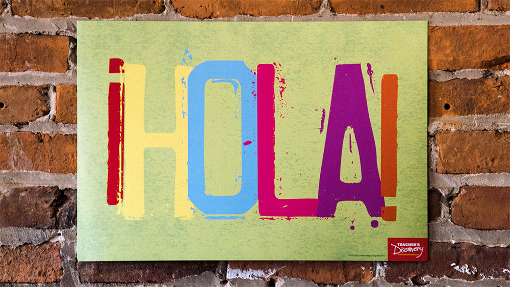 Hello - Spanish - Mini-Poster – Teacher's Discovery
