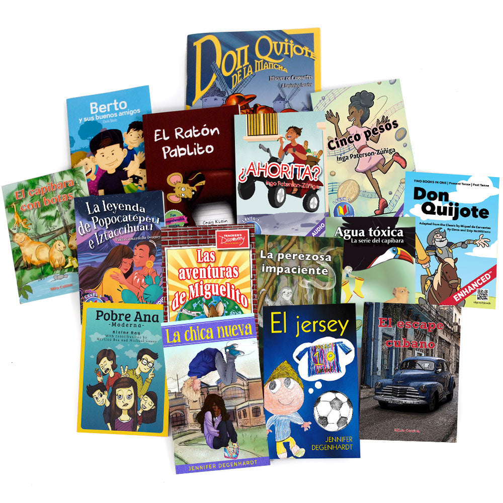 15-Pack Spanish Level 1 FVR Library Bundle – Teacher's Discovery