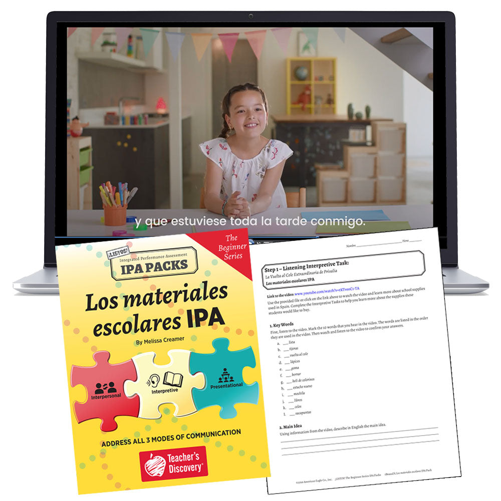 Los materiales escolares: The Beginner Series Spanish IPA Pack - DIGIT ...