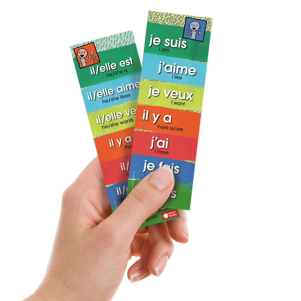 Super 7 French Bookmarks – Teacher's Discovery