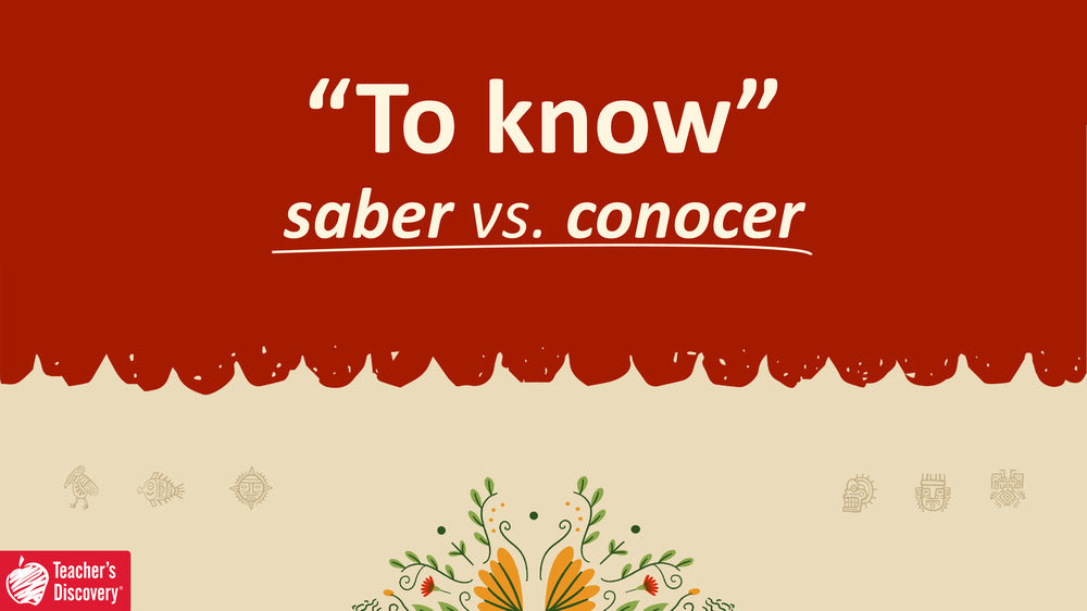 Quick Spanish Grammar Presentation – Saber and Conocer – Teacher's ...