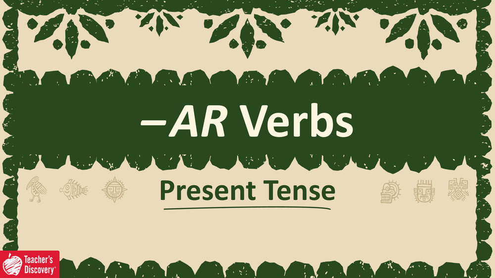 Quick Spanish Grammar Presentation – -AR Verbs – Teacher's Discovery