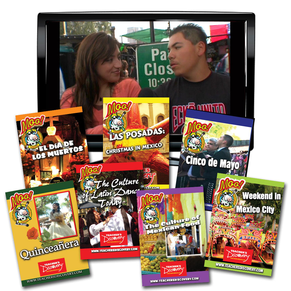 Moo!™ Culture Spanish Video Set of 7 – Teacher's Discovery