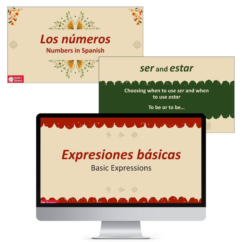 Quick Spanish Grammar Presentation Set of 37 – Teacher's Discovery