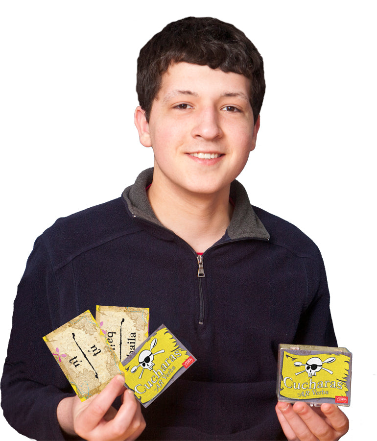 Cucharas Spanish Verb Card Games – Teacher's Discovery