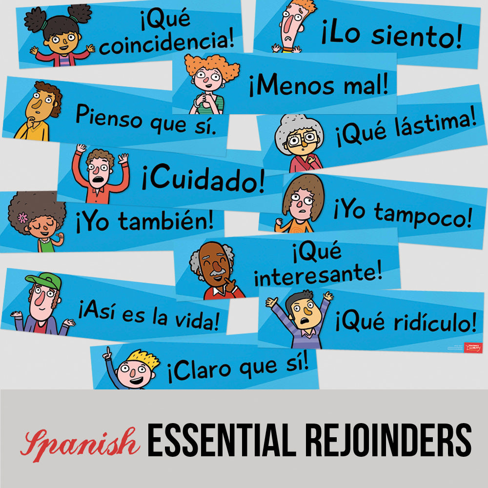 Essential Rejoinders -Spanish - Signs - Set of 12 – Teacher's Discovery