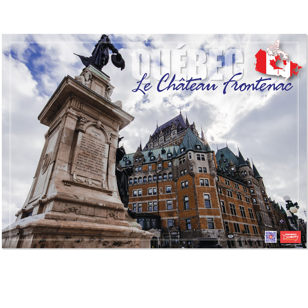 Travel to Le Château Frontenac, Quebec Enhanced® - French - Poster ...