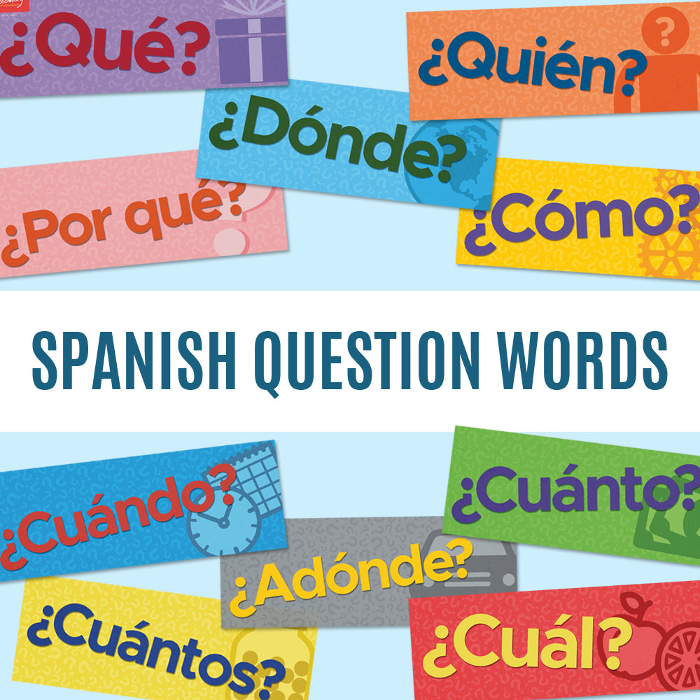 Question Words - Spanish - Signs - Set of 10 – Teacher's Discovery