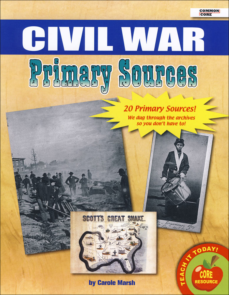 Civil War Primary Sources Pack – Teacher's Discovery
