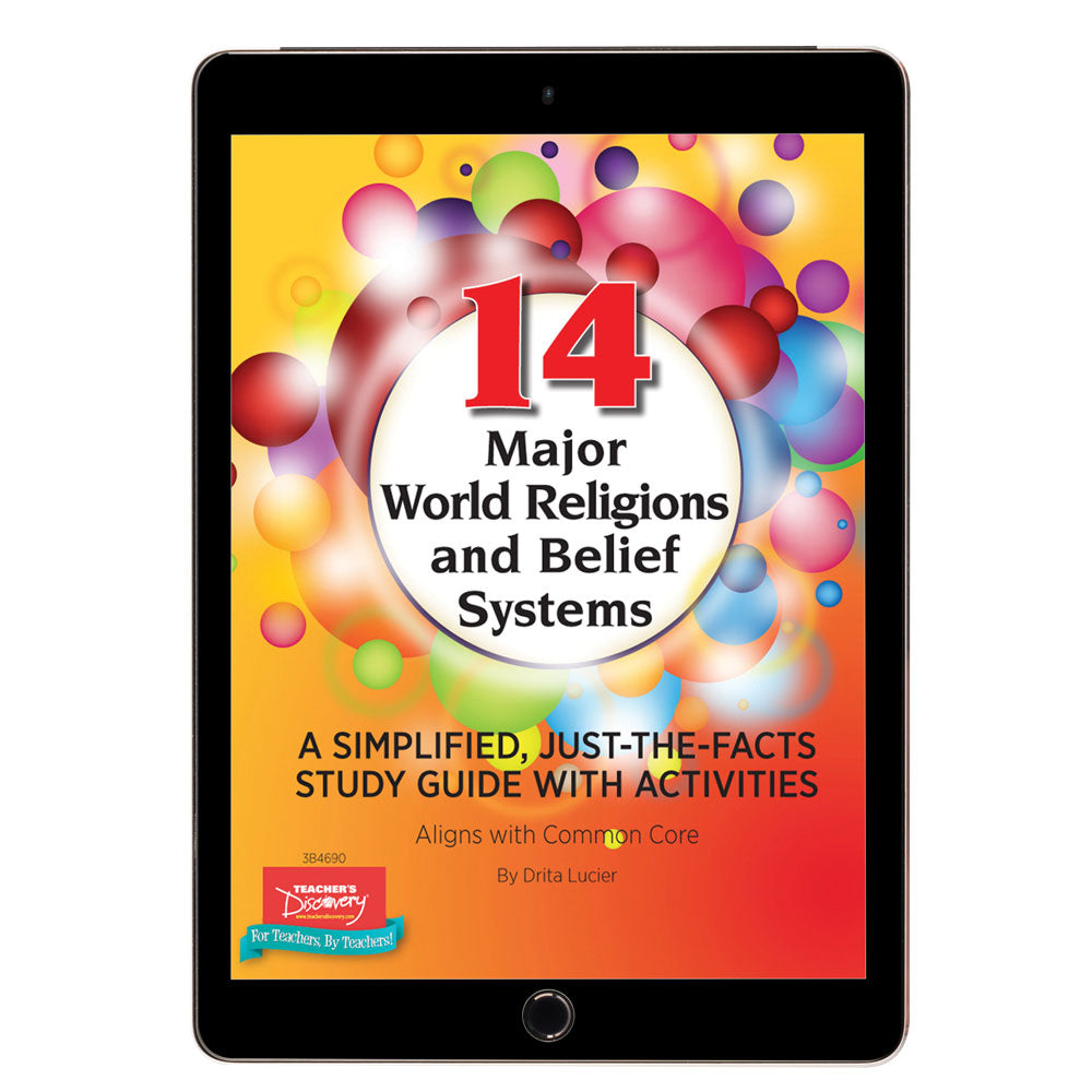 14 Major World Religions & Belief Systems Book – Teacher's Discovery