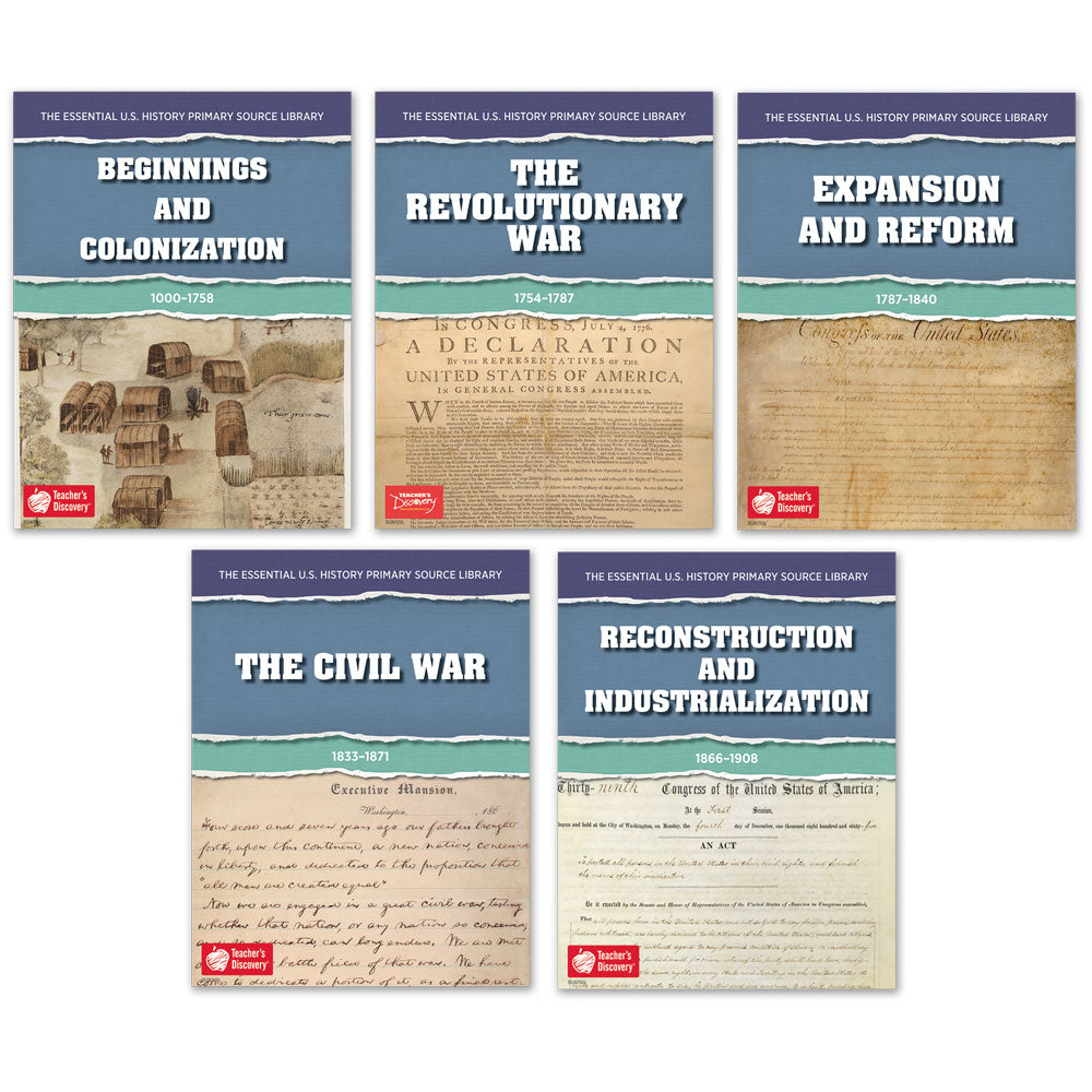 The Essential U.S. History Primary Source Library: Beginnings Through ...