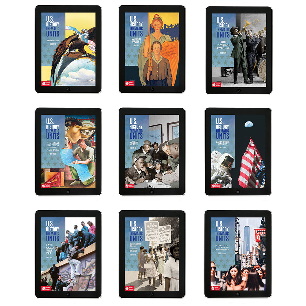 Complete U.S. History 2 Thematic Unit Curriculum Set of 9 Downloads ...