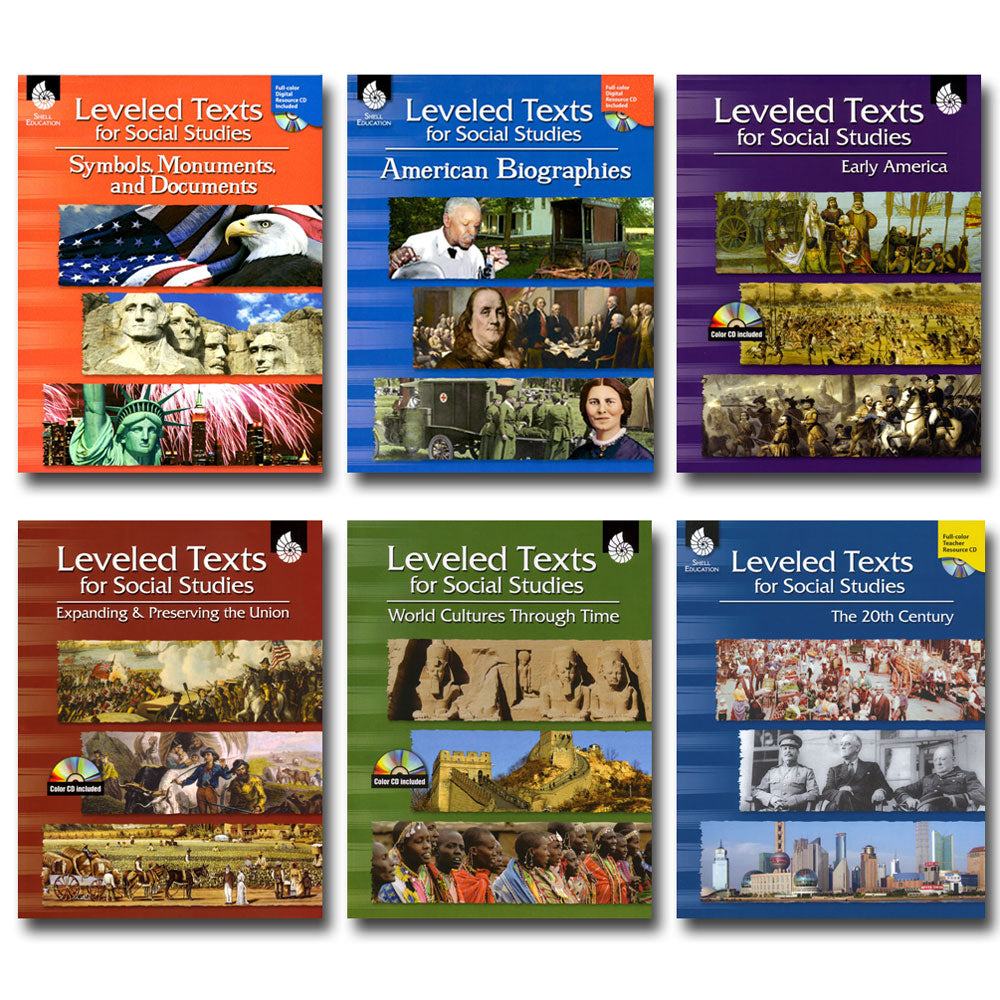 Leveled Texts for Social Studies - Set of 6 – Teacher's Discovery