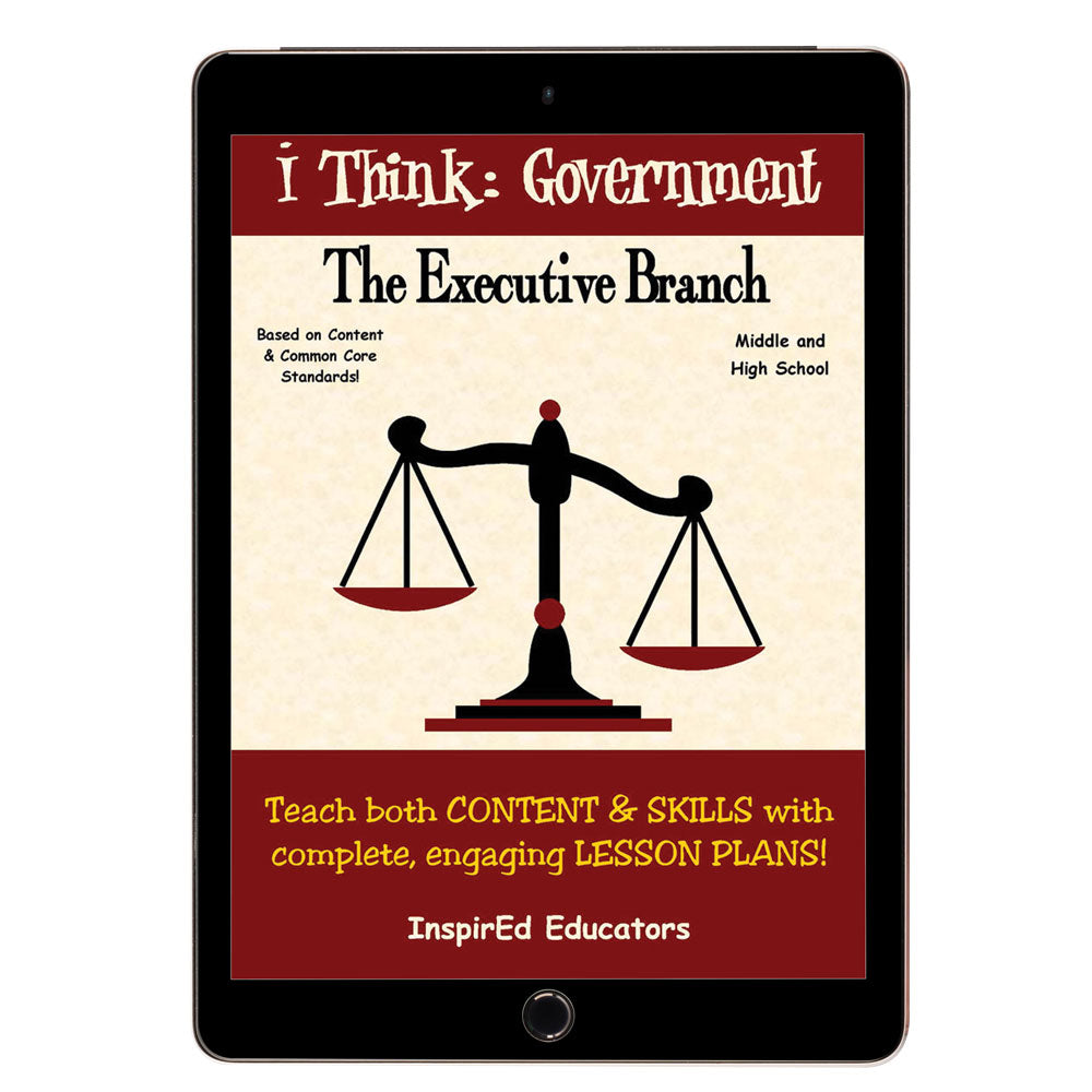 i Think: Government, The Executive Branch Activity Book Download ...
