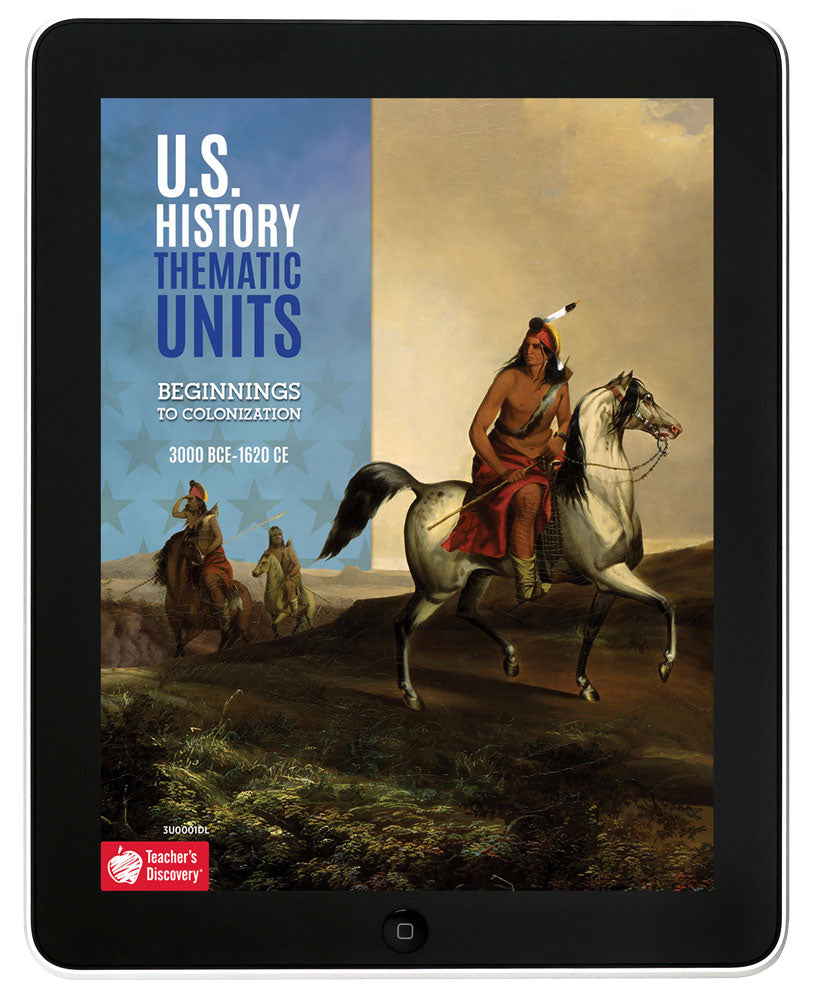 U.S. History Thematic Unit: Beginnings to Colonization Download ...