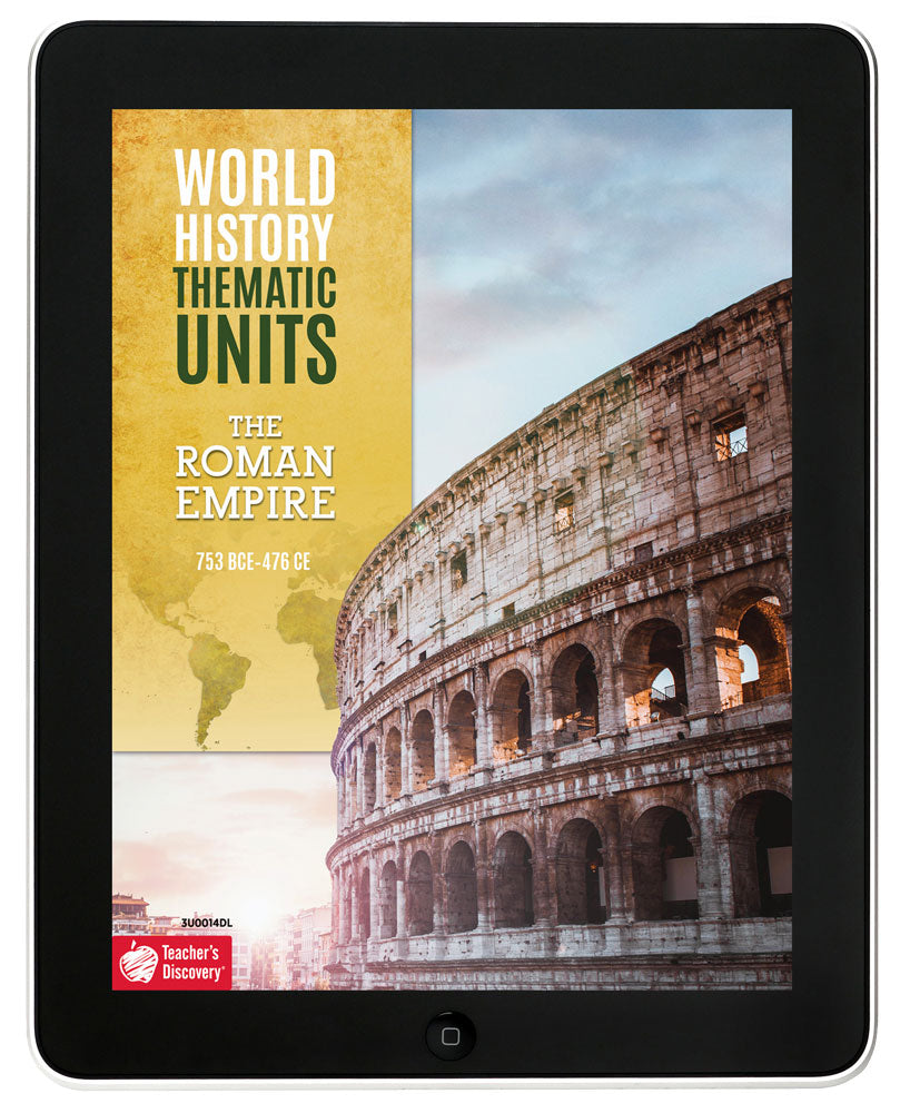 World History Thematic Unit: The Roman Empire Download – Teacher's ...