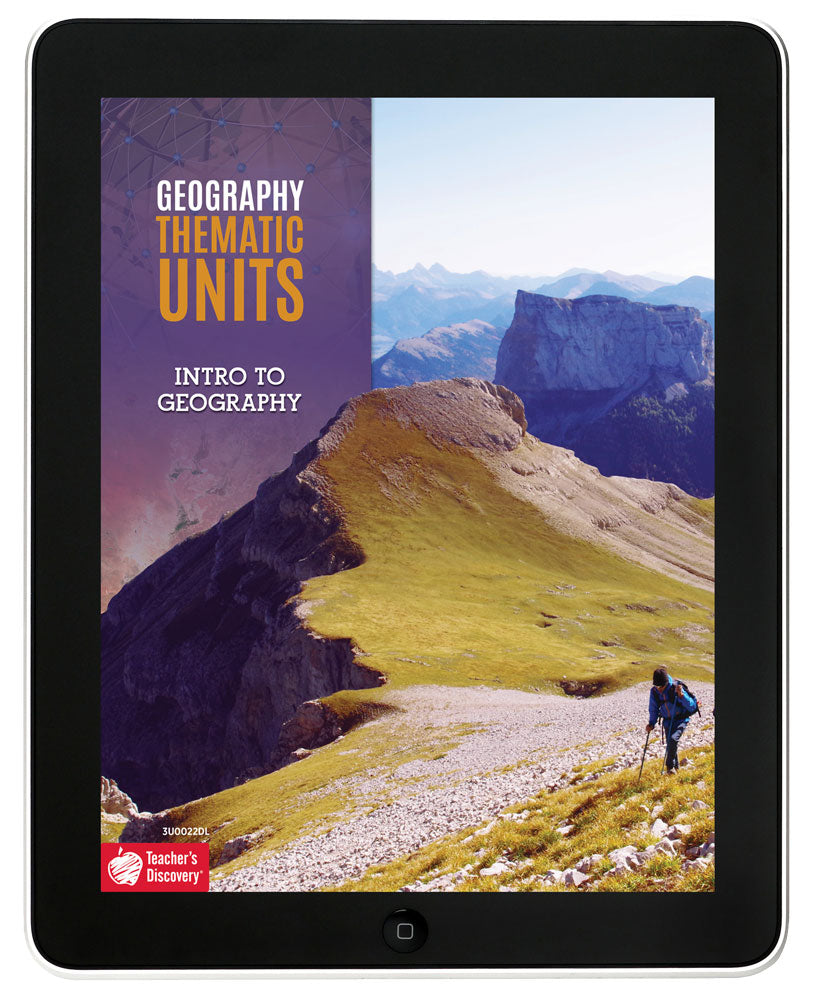 Geography Thematic Unit: Intro to Geography Download – Teacher's Discovery
