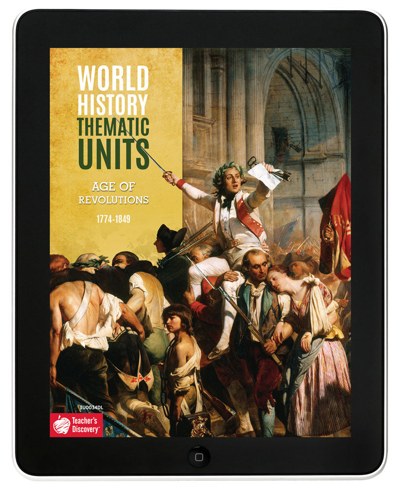 World History Thematic Unit: Age of Revolutions Download – Teacher's ...