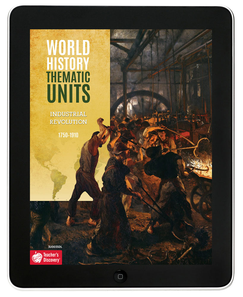 World History Thematic Unit: Industrial Revolution Download – Teacher's ...