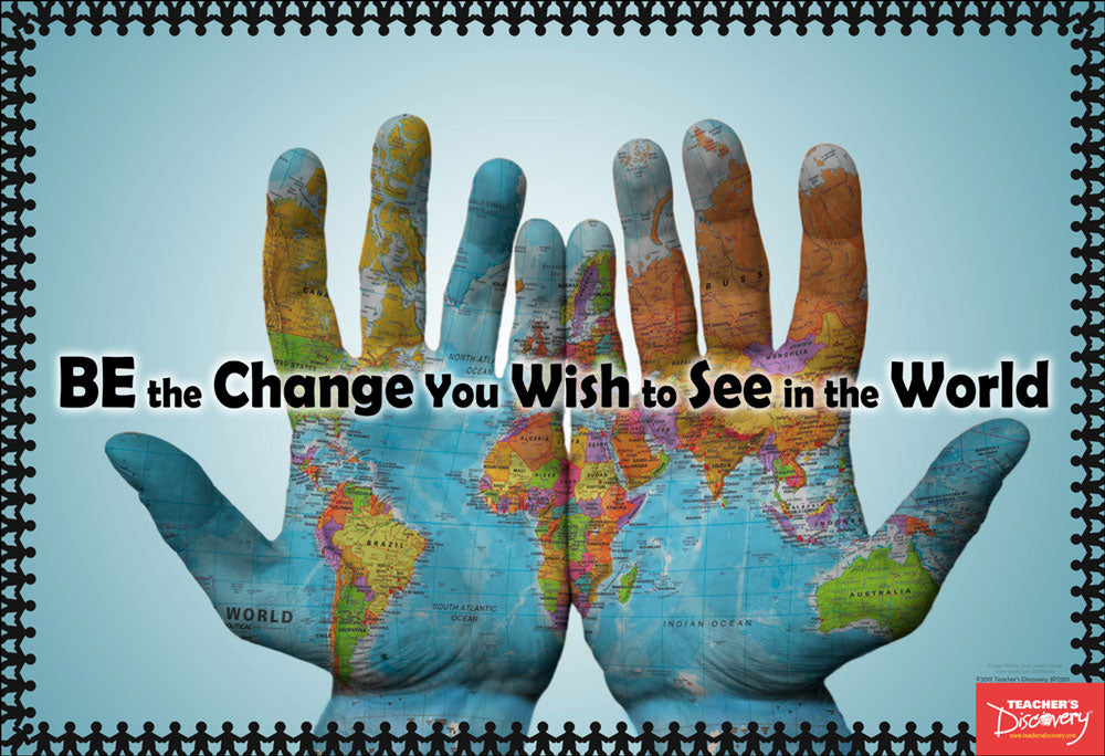 Be the Change Mini-Poster – Teacher's Discovery