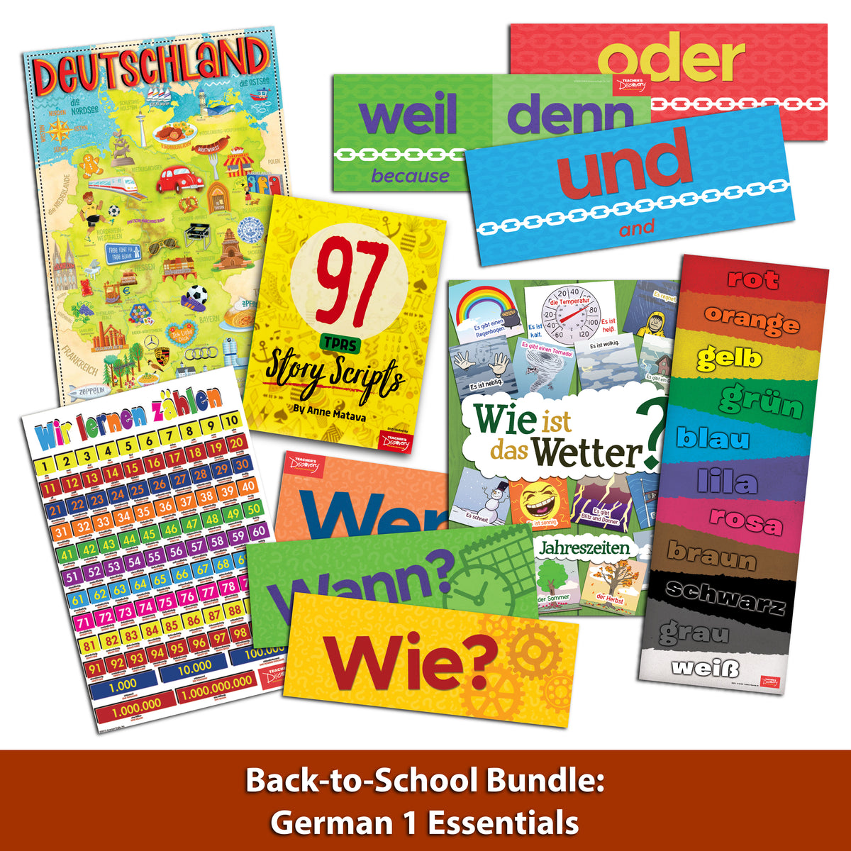 Back-to-School Bundle: German 1 Essentials – Teacher's Discovery