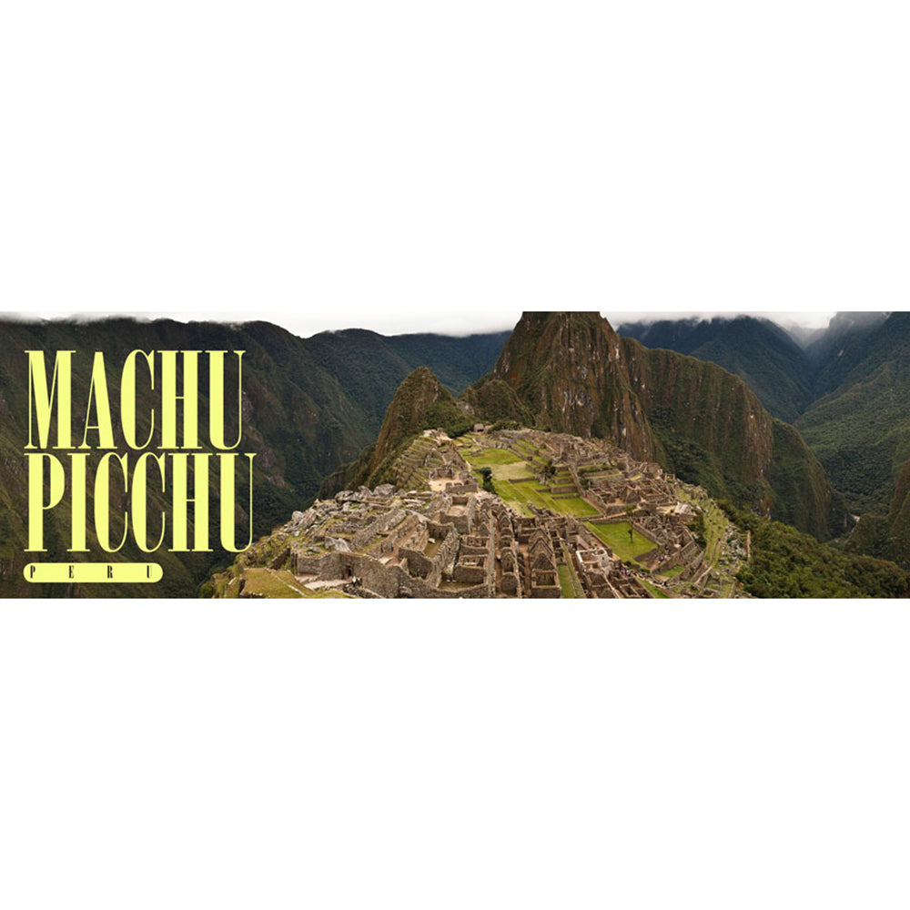 Machu Picchu, Peru Panoramic - Spanish - Skinny Poster – Teacher's ...