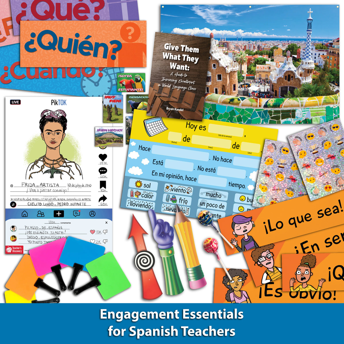 Engagement Essentials Bundle for Spanish Teachers – Teacher's Discovery