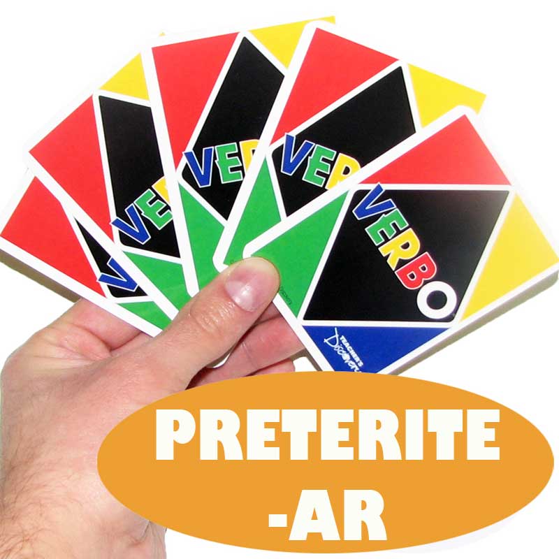 Verbo™ Spanish Card Game Preterite Tense -AR Verbs – Teacher's Discovery
