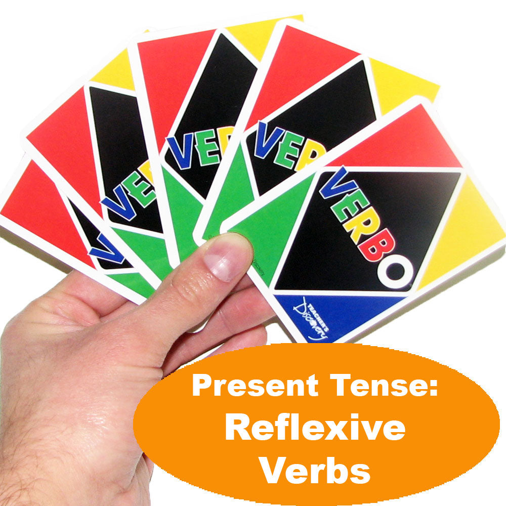 Verbo™ Spanish Card Game Present Tense Reflexive Verbs – Teacher's ...