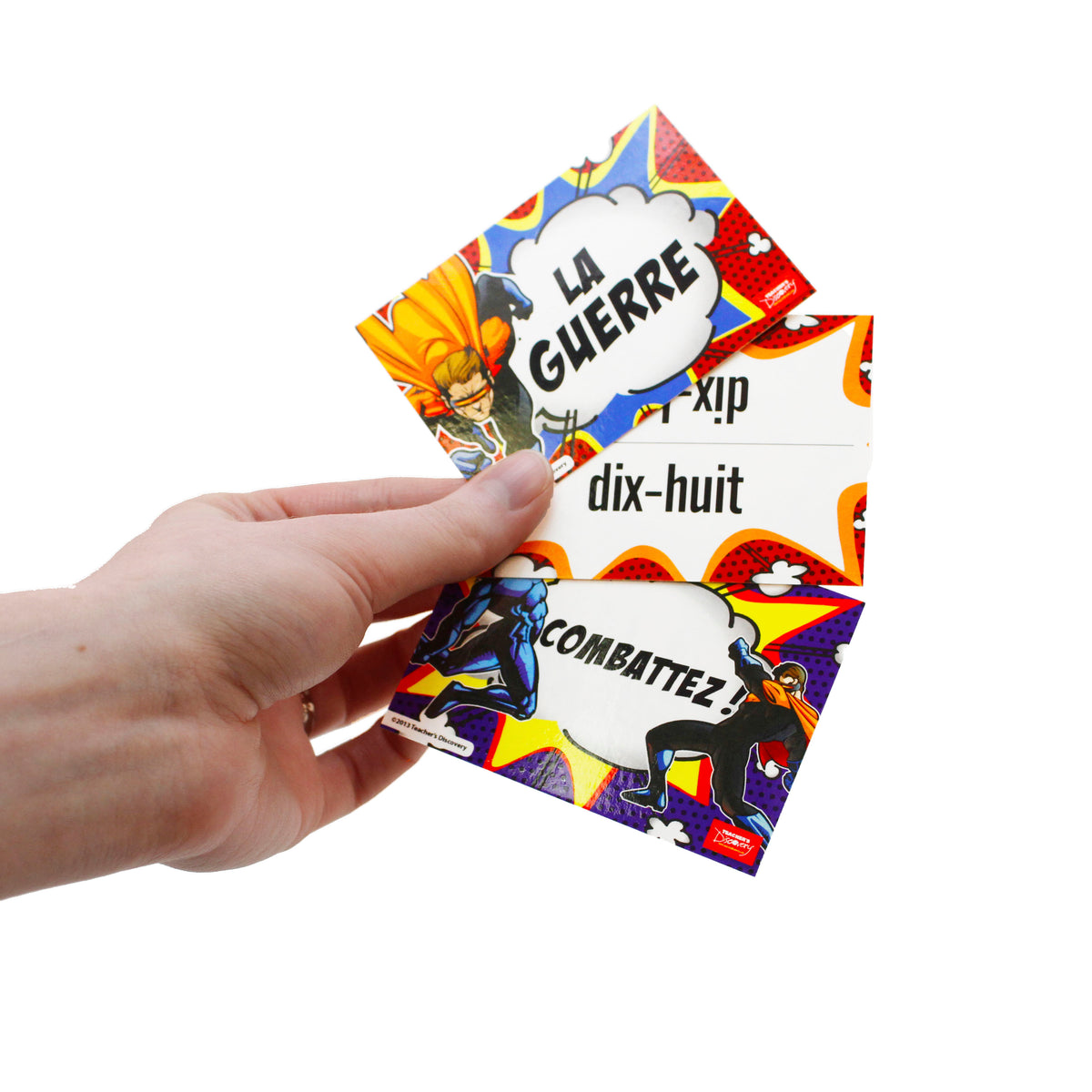 La guerre French Numbers Card Game – Teacher's Discovery