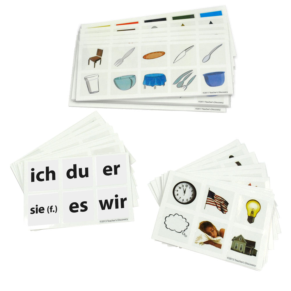 Cool Cubes­™ German Clings Set – Teacher's Discovery