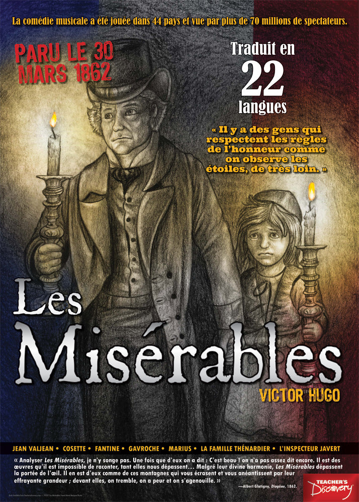 Les Misérables Marquee - French - Poster – Teacher's Discovery