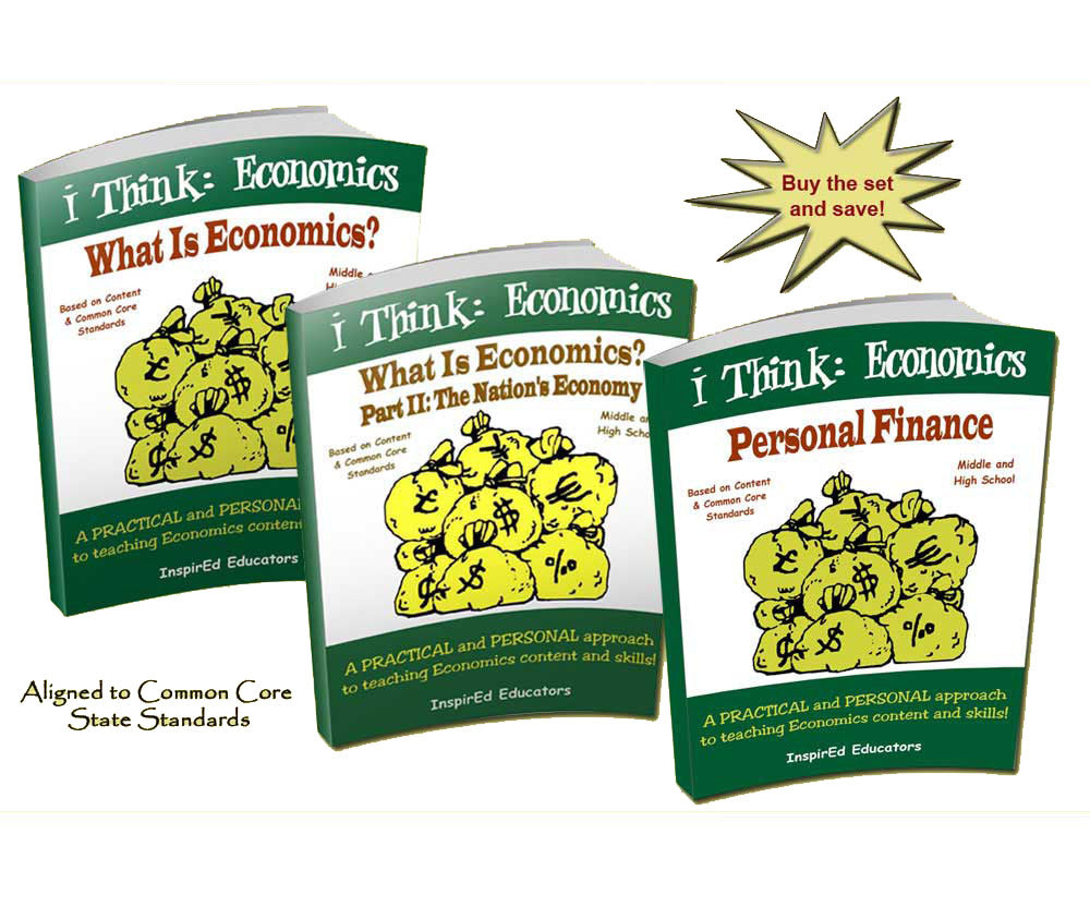 i Think: Economics Activity Book Set of 3 Books – Teacher's Discovery