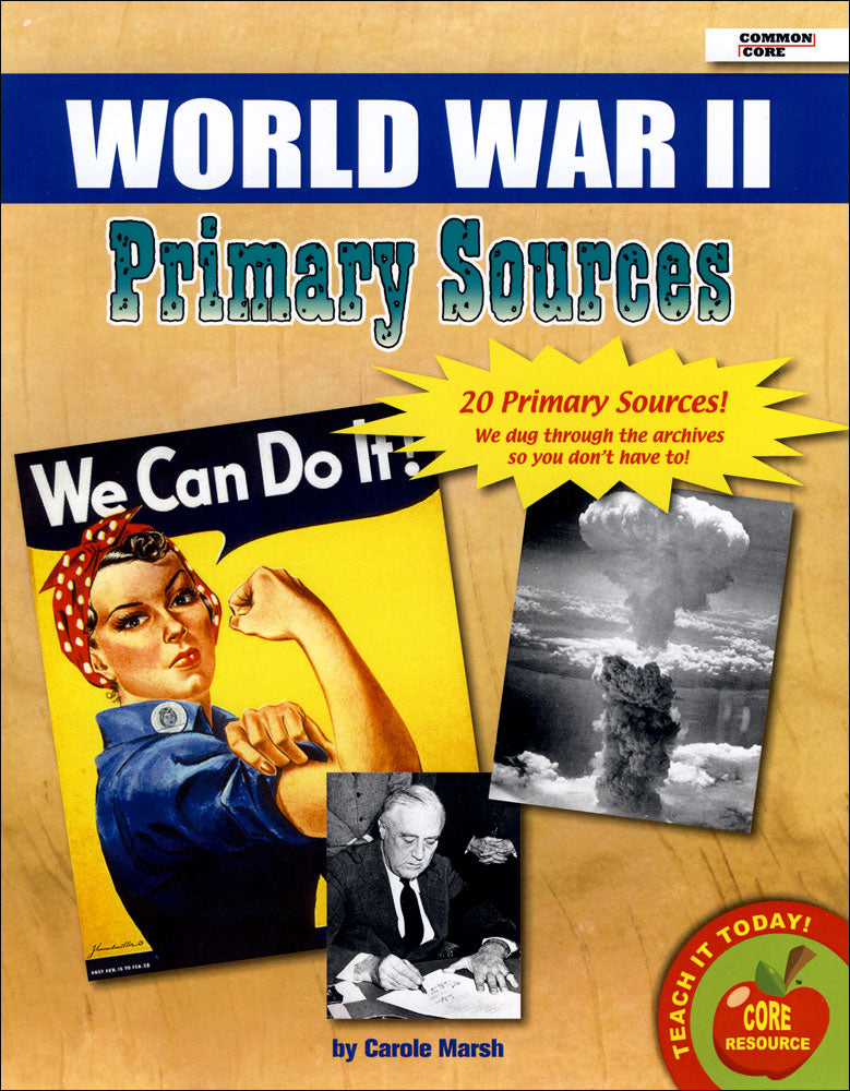 World War II Primary Sources Pack – Teacher's Discovery