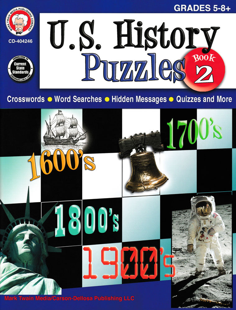 U.S. History Puzzles Book 2 – Teacher's Discovery