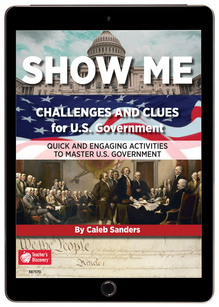 Show Me Challenges and Clues for U.S. Government Book – Teacher's Discovery