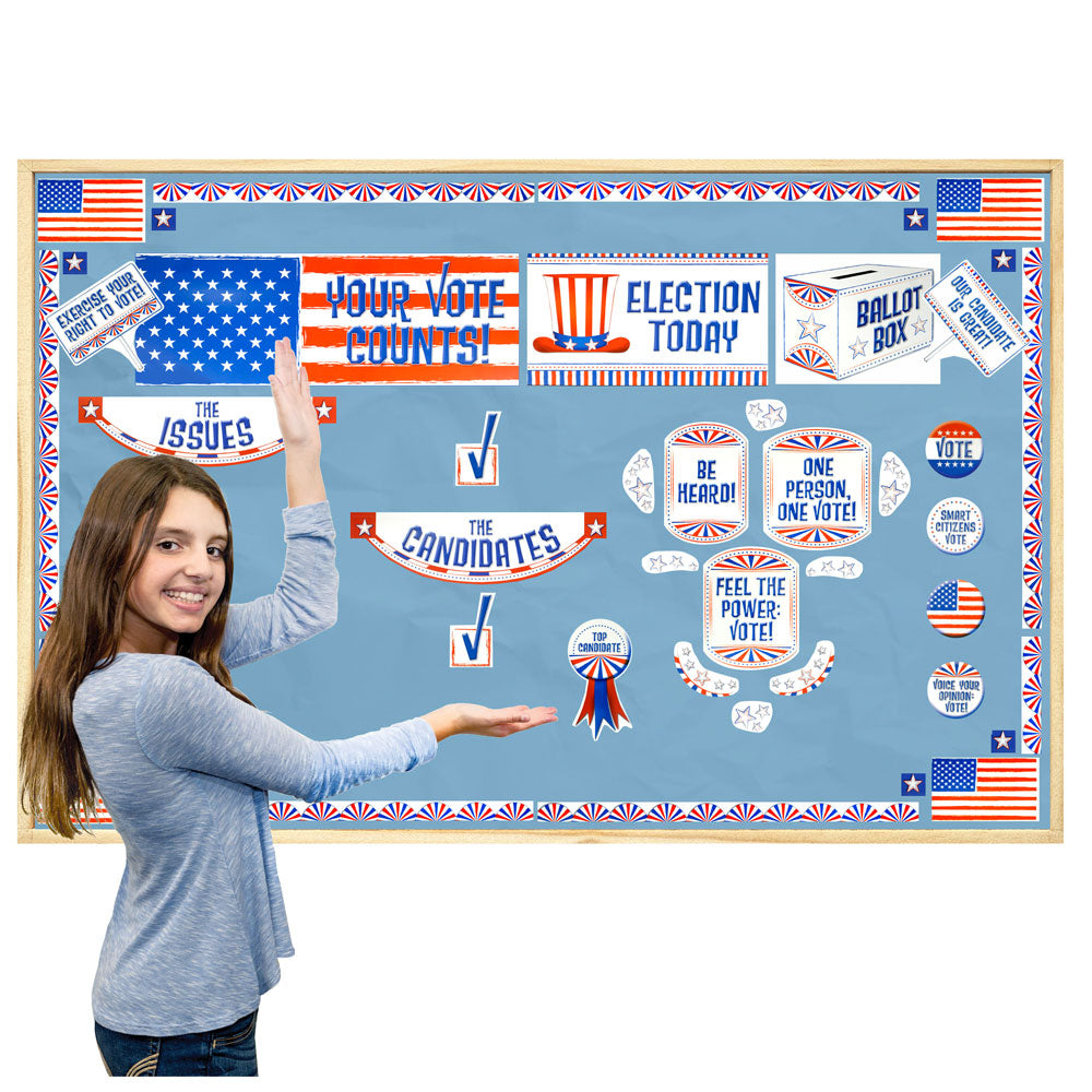 Your Vote Counts! Mini-Bulletin Board Set – Teacher's Discovery