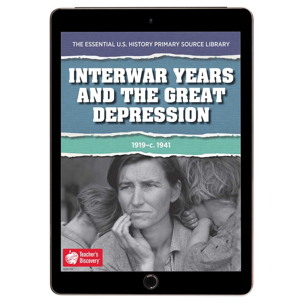 The Essential U.S. History Primary Source Library: Interwar Years and ...