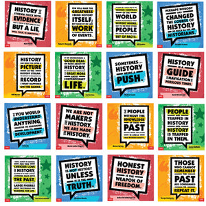 Historians on History Mini-Poster Set of 16 – Teacher's Discovery