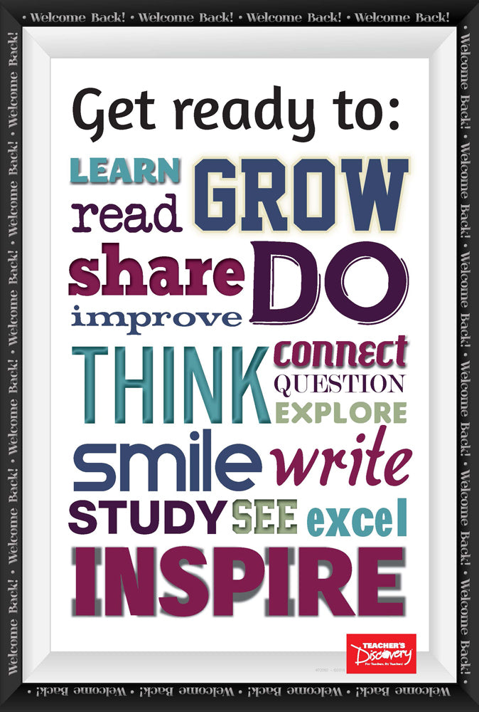 Welcome Back! Mini-Poster – Teacher's Discovery