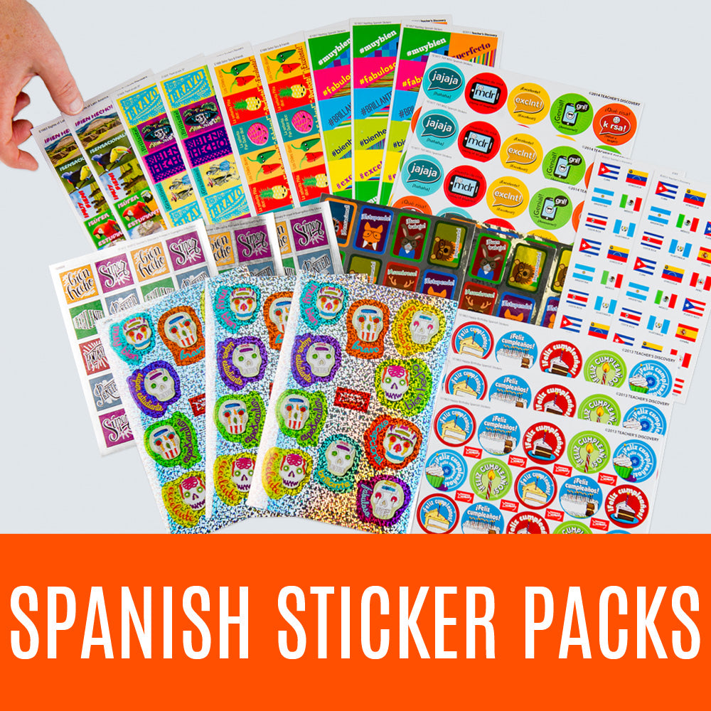 Spanish Sticker Packs – Teacher's Discovery