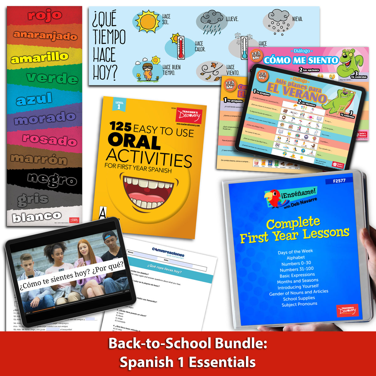 Back-to-School Bundle: Spanish 1 Essentials – Teacher's Discovery